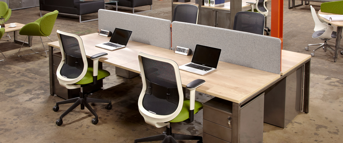 Ferro Office Desking - Industrial Style : Flexiform