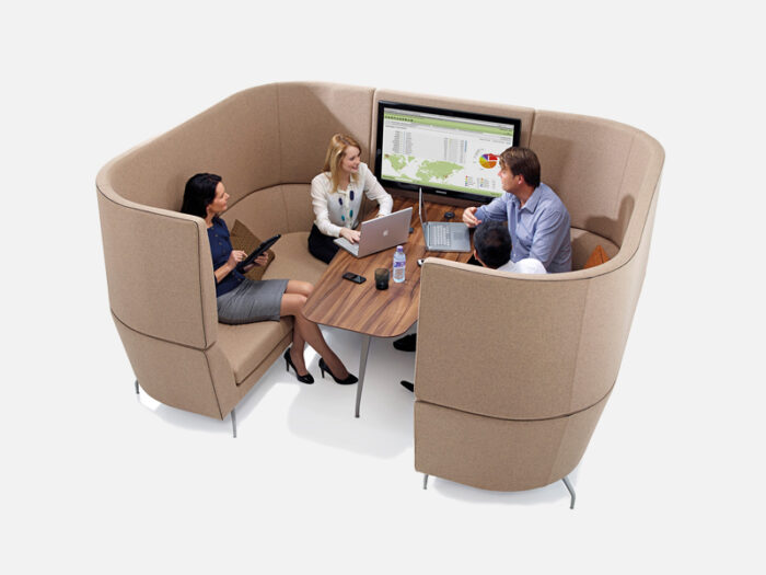 Office Media Booths & Meeting Booths - Flexiform : Flexiform