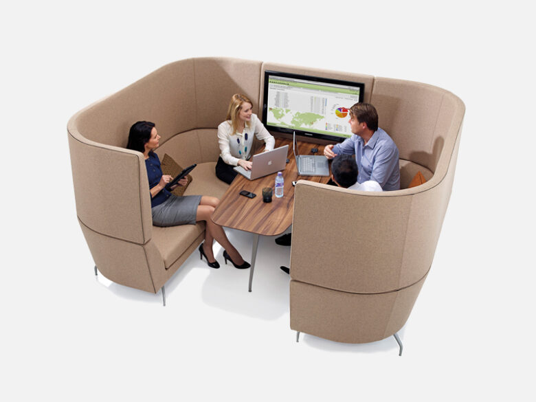 Office Media Booths & Meeting Booths - Flexiform : Flexiform