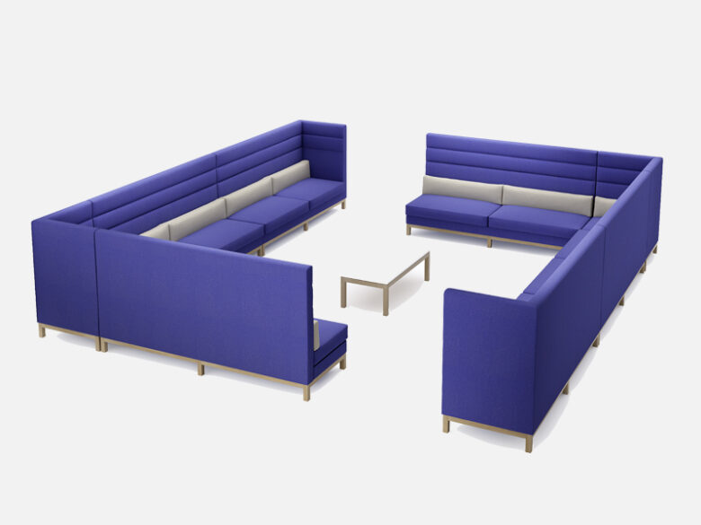 Low & High Back Modular Office Sofas - Flexiform : Flexiform
