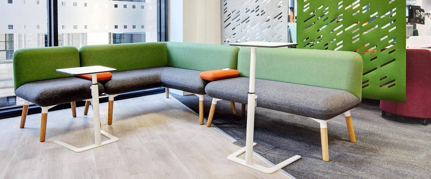 Low & High Back Modular Office Sofas - Flexiform : Flexiform