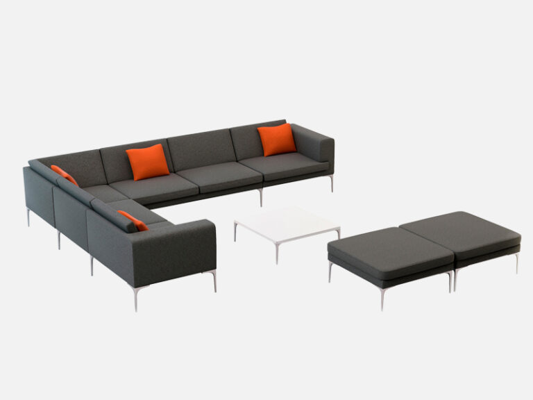 Low & High Back Modular Office Sofas - Flexiform : Flexiform