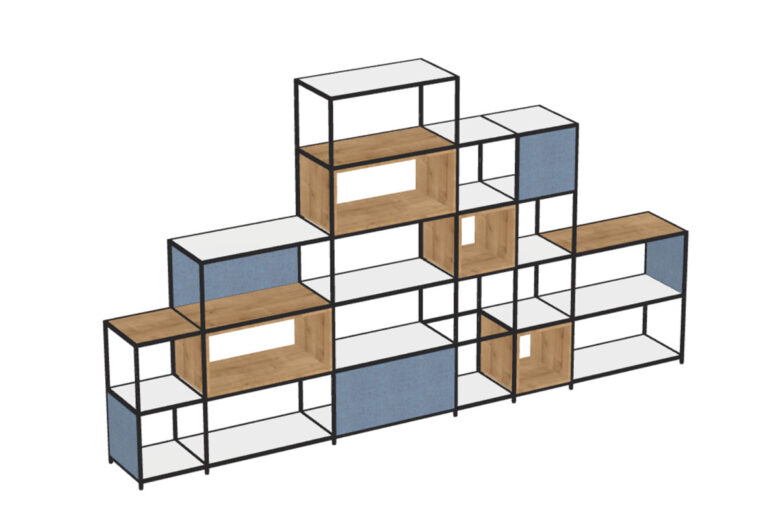 FlexiGrid Office Shelving System : Flexiform