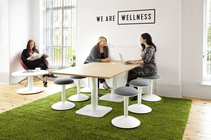 Office Tables - Pedestal Base Canteen Tables : Flexiform