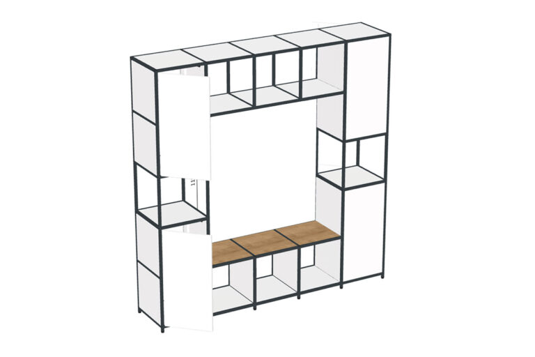 FlexiGrid Office Shelving System : Flexiform