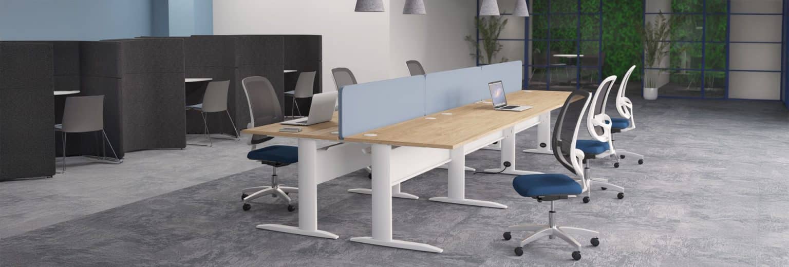 Todd Office Desks. UK made Cantilever desks. : Flexiform