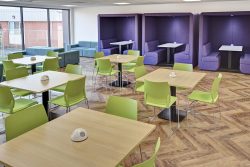 Horsforth Sixth Form Canteen Furniture Install : Flexiform