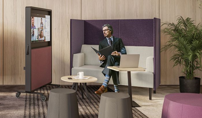 Additions Fixed Height Laptop Table for Agile Offices : Flexiform