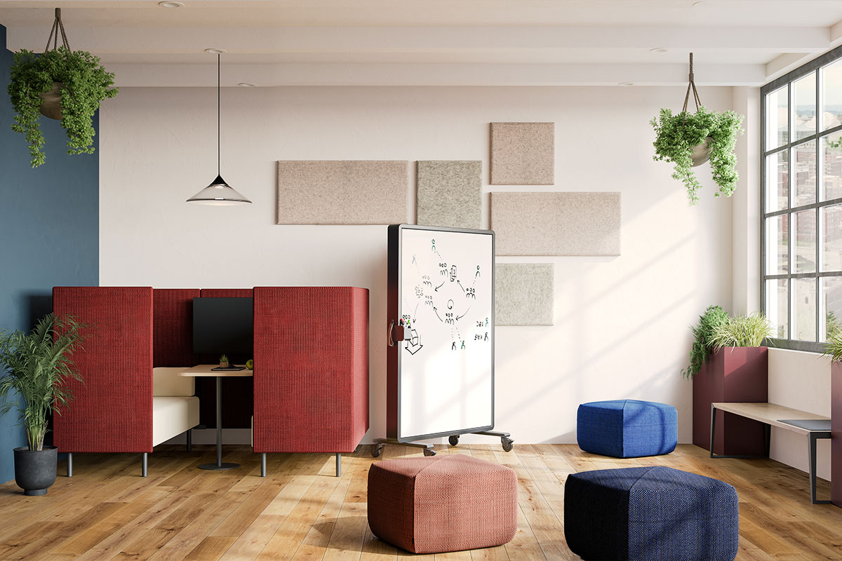 Cote Office Booths - Flexiform : Flexiform