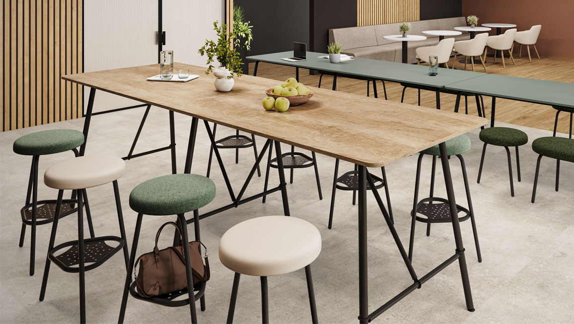 Pype Office Stools & Bench Seats : Flexiform