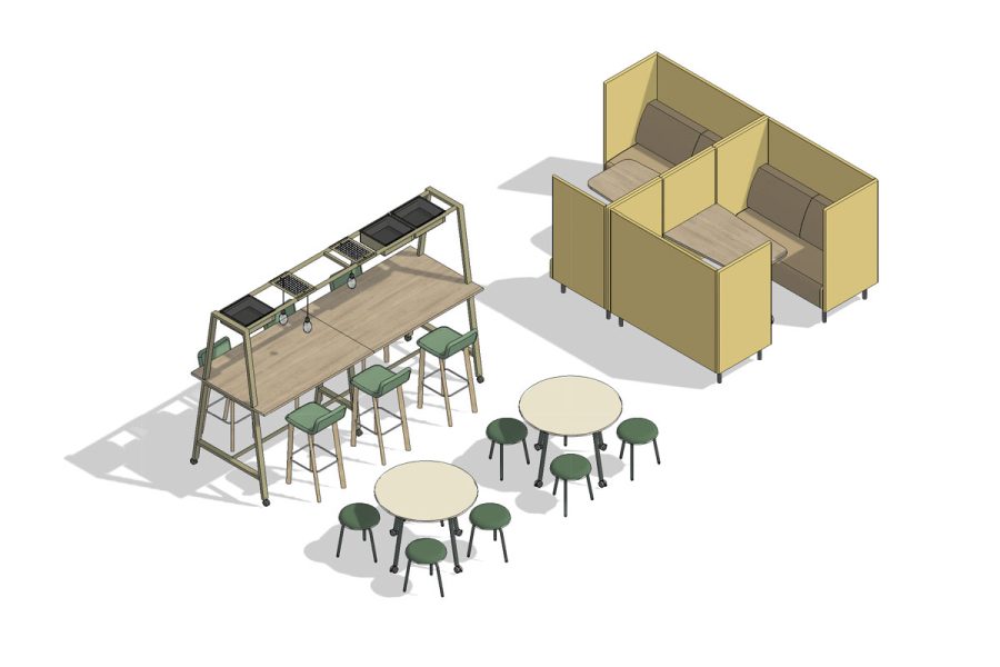 Pype Collaborative Work Tables : Flexiform